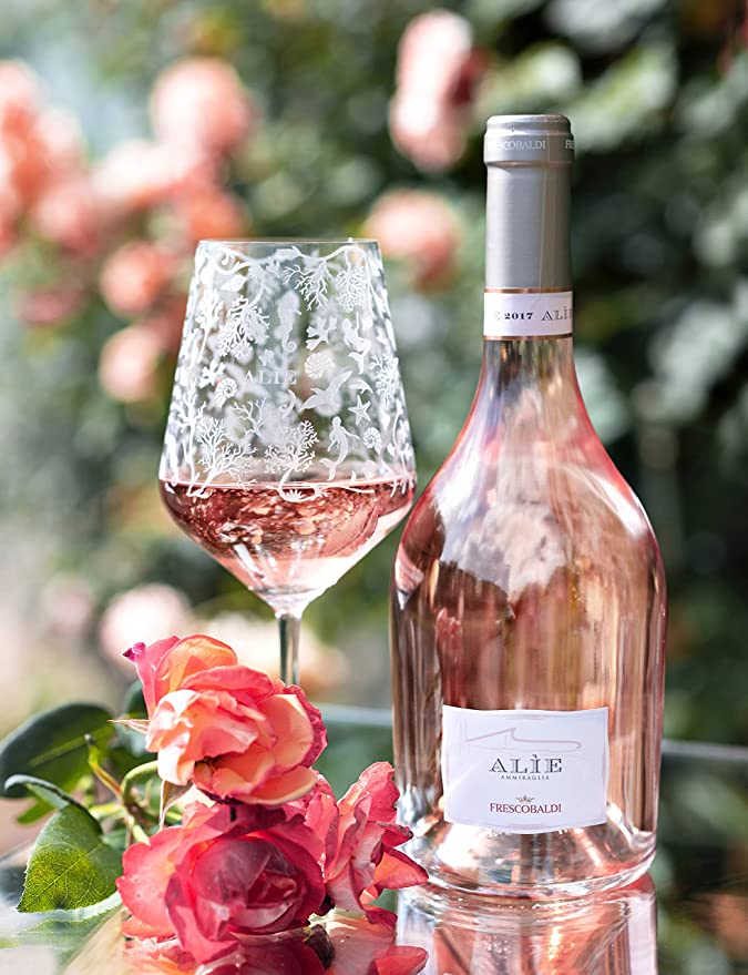 GESCHENKSET - FRESCOBALDI ALÍE ROSÉ 2023 + 2X WEINGLÄSER — Spree Gourmet